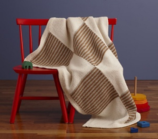 Ravelry: Patchwork Stripes Baby Blanket pattern by Sarah Hoadley