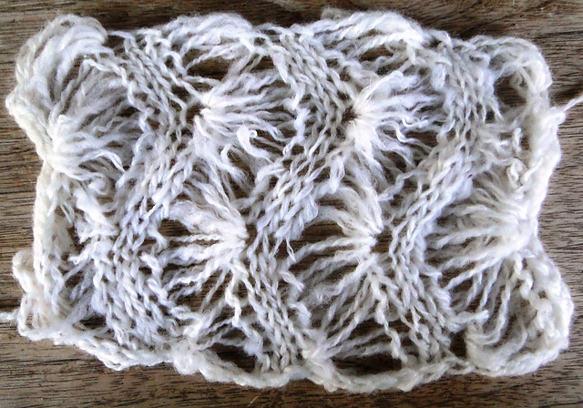 Ravelry: Hand Knit Instructions for Machine Fan Lace pattern by Sarah ...