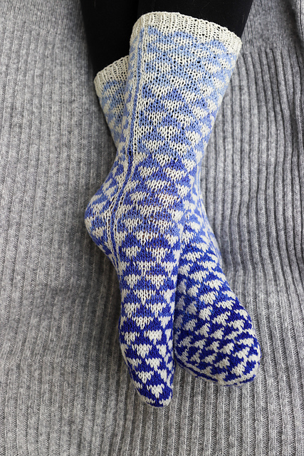 Ravelry: Gradient Blue Socks pattern by Sarah Monroe