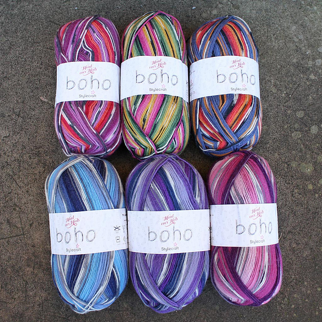 Ravelry: Stylecraft Head Over Heels Boho