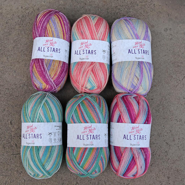 Ravelry: Stylecraft Head Over Heels All Stars