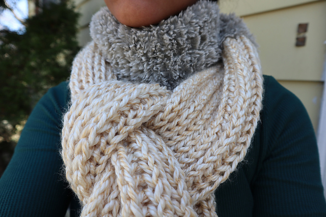 Ravelry: Faux Fur Retail Dupe Scarf pattern by G Matthews