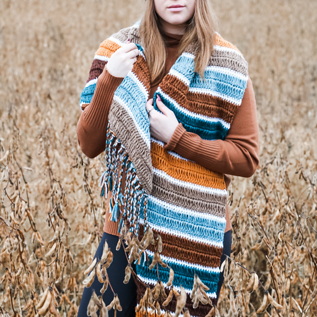 Ravelry: Fall For You Blanket Scarf pattern by MJ's Off The Hook Designs