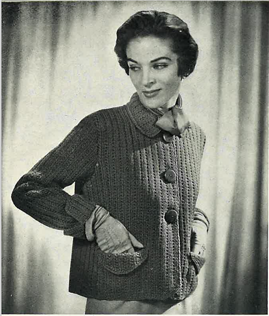 Ravelry: Ribbed box jacket pattern by Vogue Knitting