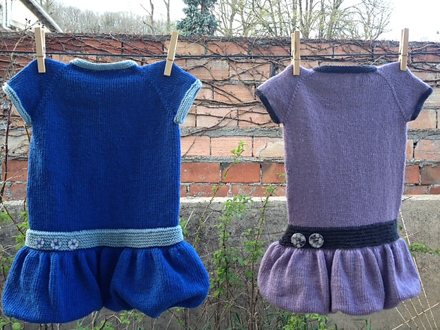 Ravelry: Robe de Jeanne et Lucie pattern by Séverine Leduc