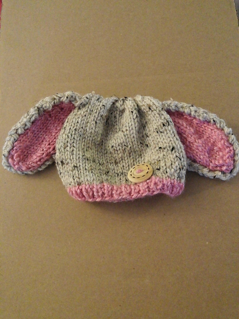 Ravelry: Baby Bunny Knit Hat pattern by Karen Shines