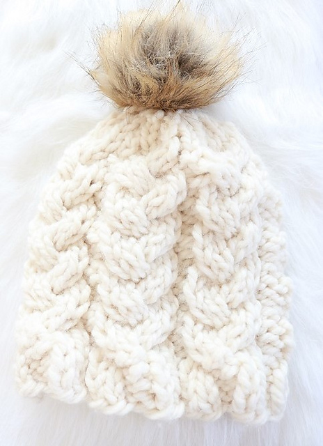 Ravelry: Chunky Cable Hat pattern by Susan Frick