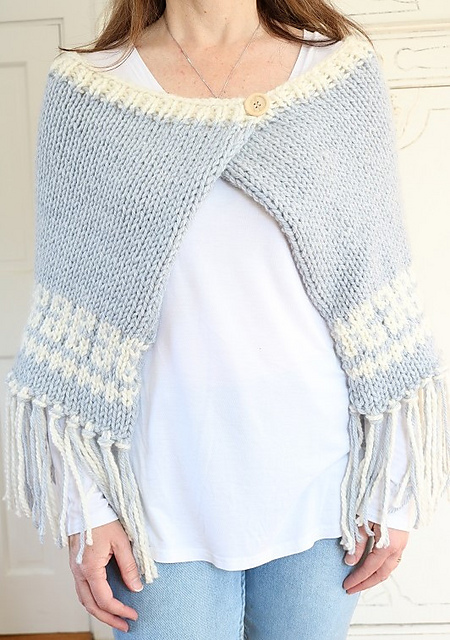 Ravelry: Scandinavian Capelet pattern by Susan Frick