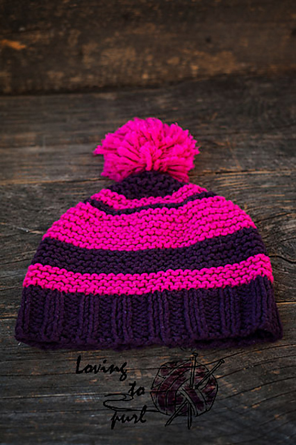 Ravelry: Classic hat in two colors pattern by Gabriela Lupu