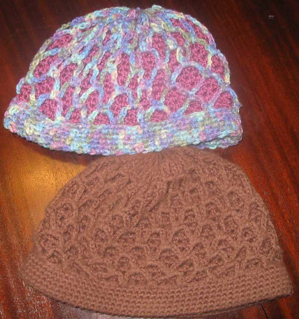 Ravelry: Reversable Lattice Hat pattern by Jessica Lombard