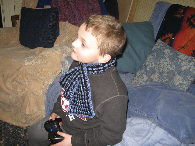 Ravelry: Simple Stripes Scarf pattern by Jessica Lombard