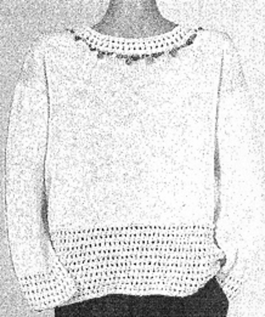 Ravelry: Necklace Sweater pattern by Judith Shangold