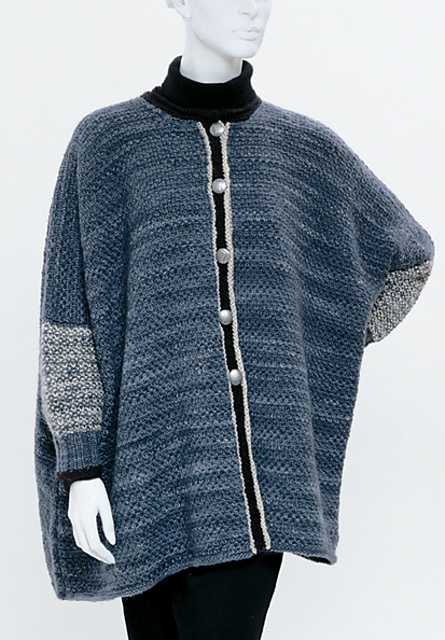 Ravelry: Poncho Jacket/Coat pattern by Judith Shangold