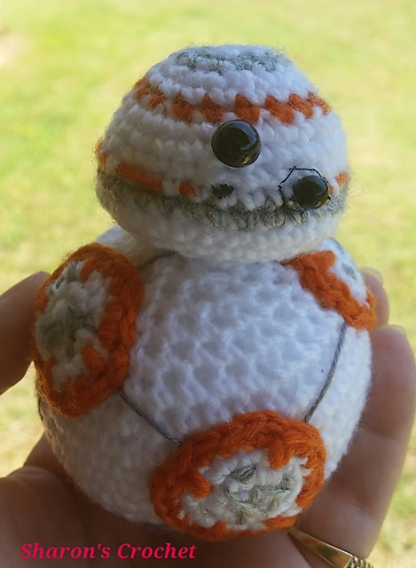 Ravelry: BB-8 (BB8) Star Wars Droid pattern by Sharon Cox