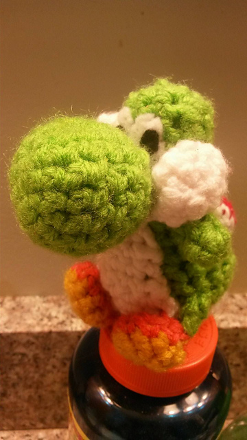 Ravelry: Yoshi (Amiibo sized) pattern by Shelly Hedko