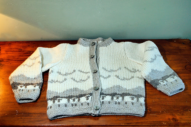Ravelry: Sheep and Pickle Farm Vermont SheepScape Sweater pattern by ...