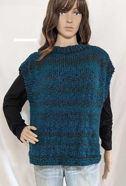 Ravelry: Bulky Poncho Vest pattern by Shelly Gunter