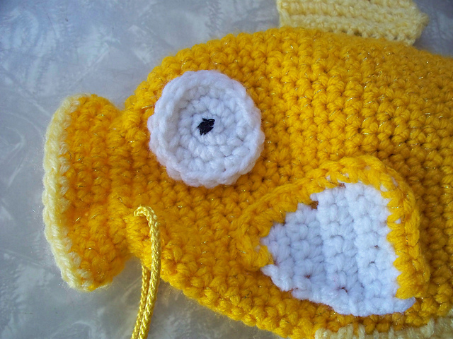 Ravelry: sohviollio's magikarp dice bag