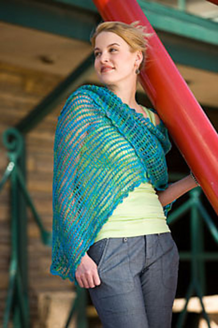 Ravelry: Cool Wave Shawl pattern by Sheryl Means