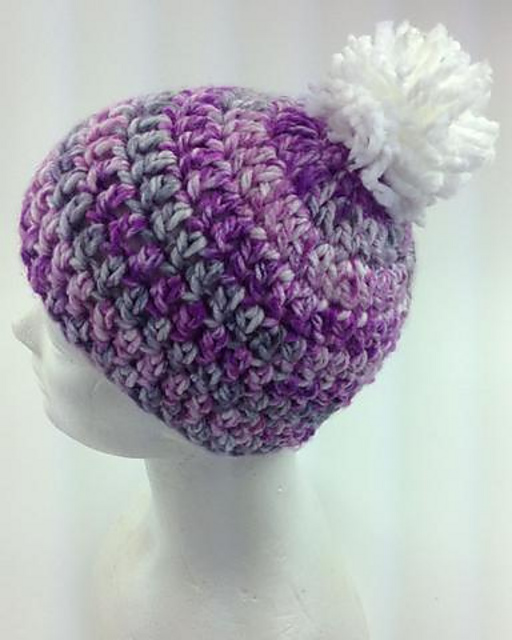 Ravelry: Serenity hat with pom pom pattern by Maggie Weldon