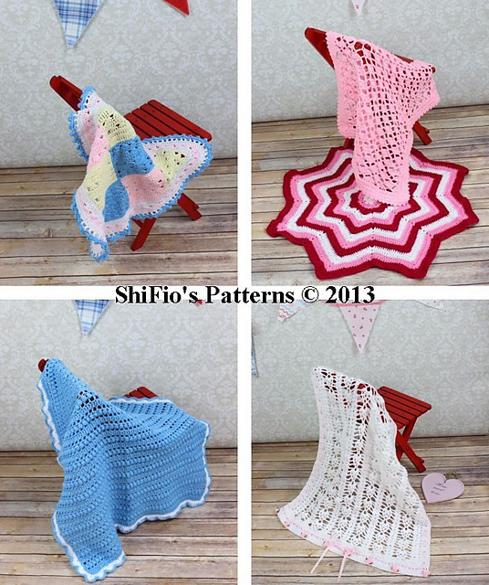 Ravelry: Baby Blankets Afghans pattern by ShiFio's Patterns