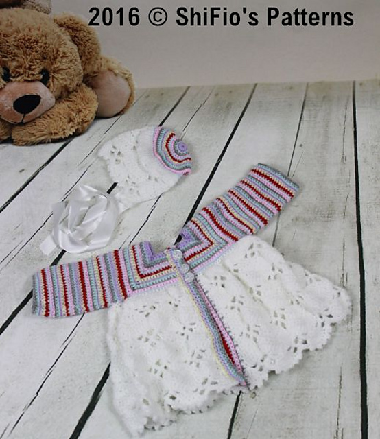 Ravelry: Rainbow Matinee 343 pattern by ShiFio's Patterns