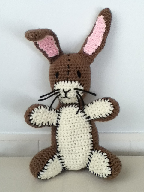 Ravelry: Brown and White Rabbit pattern by Jenn Mulherin