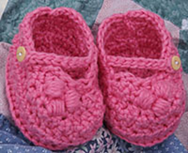 Ravelry: Tri-Bobble Mary Janes pattern by Shawna Borst