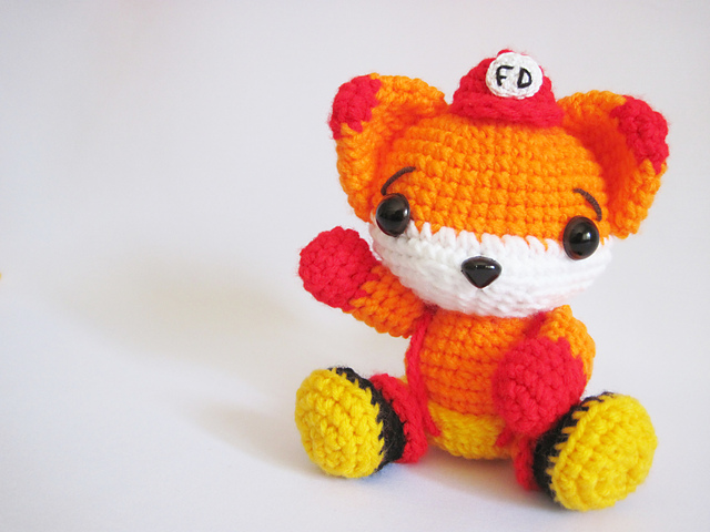 Ravelry: Flynn the Fireman Fox pattern by Sweet N' Cute Creations