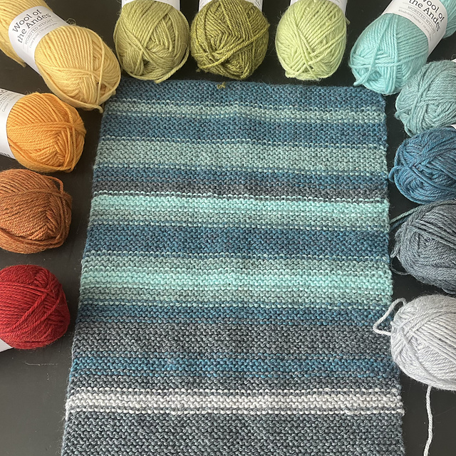 Ravelry: Mod x Mod Temperature Blanket pattern by Valerie Wallis