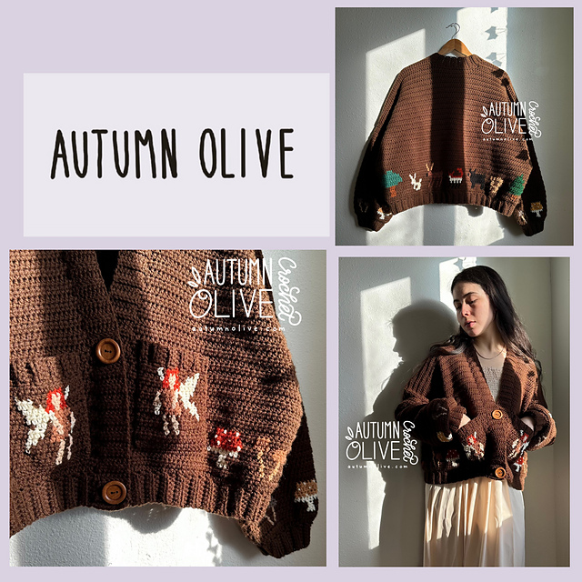 Ravelry: fairy forest cardigans pattern by autumn olivia ward