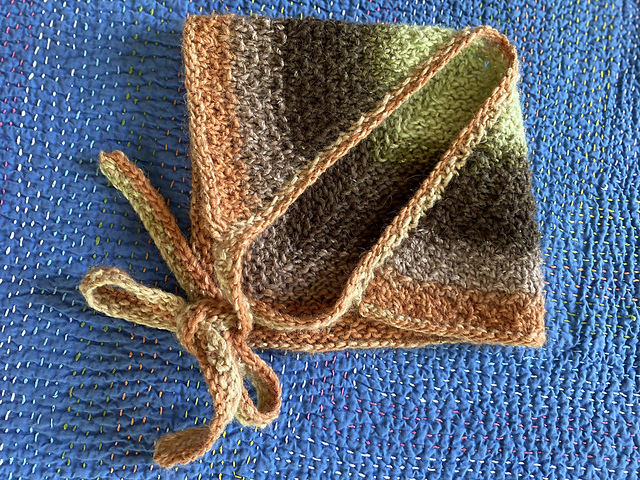 Ravelry: Mitered Triangle Bandana pattern by P.K. Olson