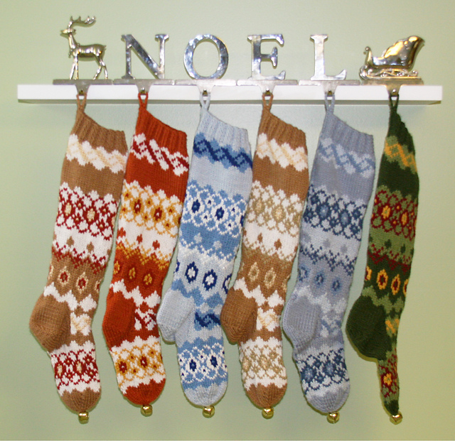 Ravelry: Knitted Fair Isle Christmas Stocking Pattern pattern by ...