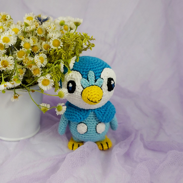 Ravelry: Pokemon Piplup pattern by Yulia Mozhaiska