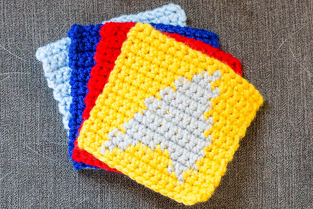 Ravelry: Star Trek Coasters pattern by Ginger Kitten Crochet