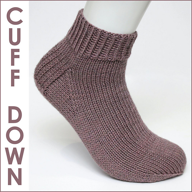 Ravelry: Doddle Socks - Cuff Down (DK) pattern by Amanda Clark