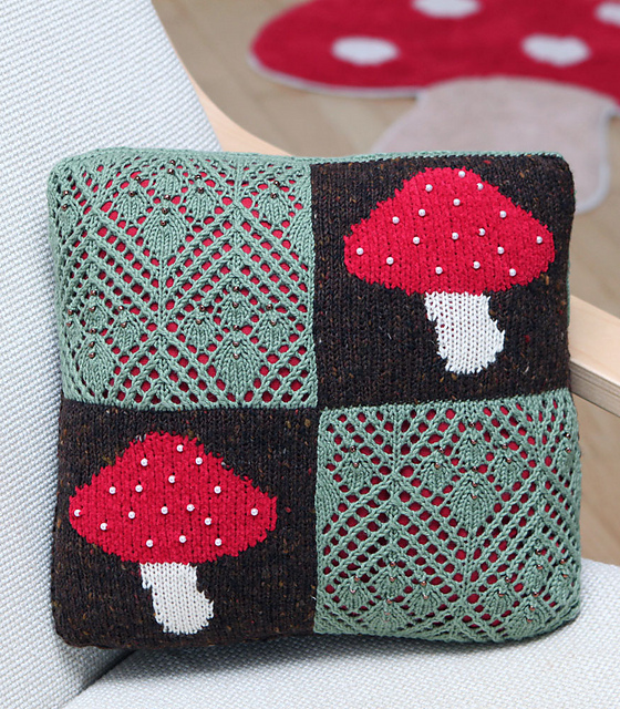 Ravelry: Toadstool Cushion pattern by Amanda Clark