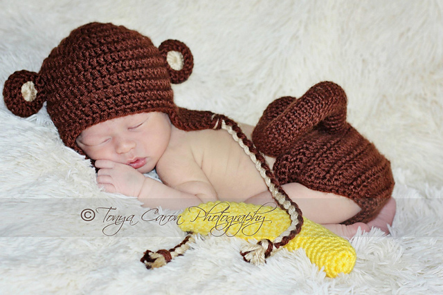 Ravelry: Monkey Suite with Detachable Tail pattern by Kerry Siegel