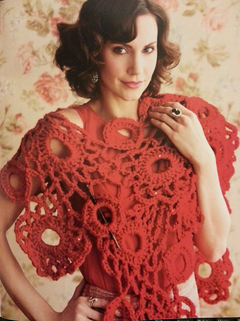 Ravelry: Ruby Circles Shawl pattern by Diane McKee