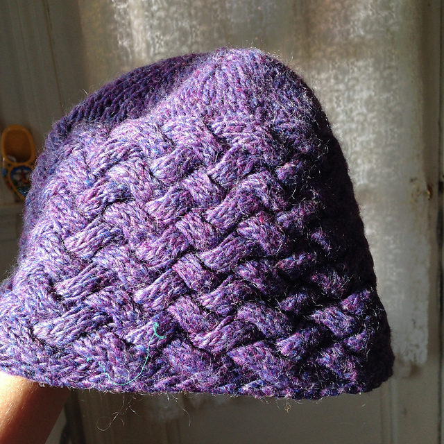 Ravelry: Basket Weave Hat pattern by Lily Belldale