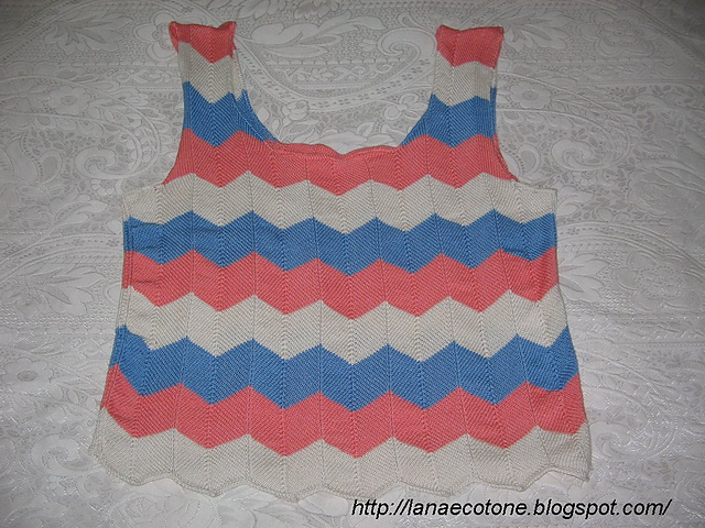 Ravelry: Top a righe pattern by Silvana Catallo