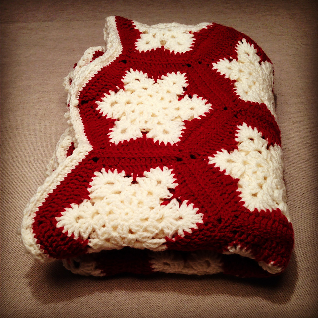 Ravelry: silviapi's Snowflake Afghan