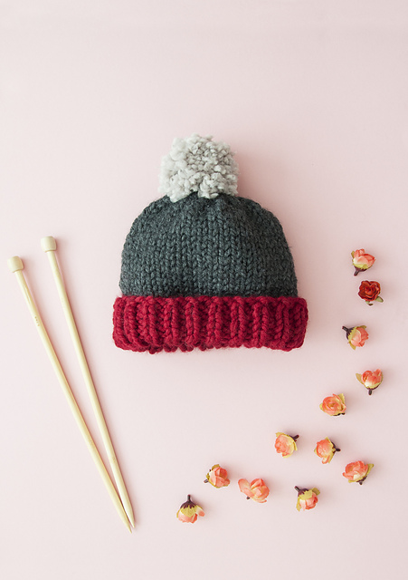 Ravelry: Super Chunky Colour Block Hat pattern by Louise Walker