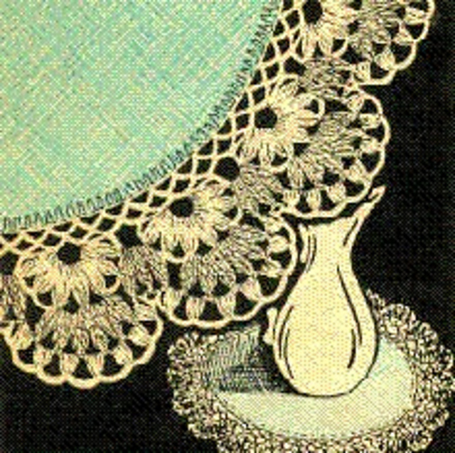 Ravelry: Scallop Fan Edge in Crochet pattern by Workbasket Magazine