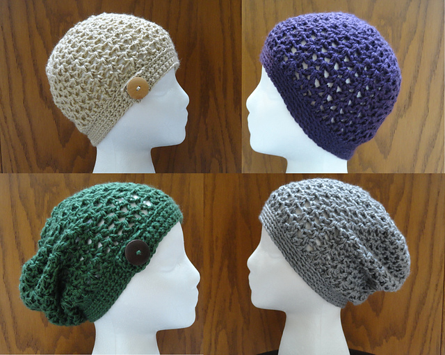 Ravelry: Four Way V-Stitch Beanie pattern by Kathy Olivarez