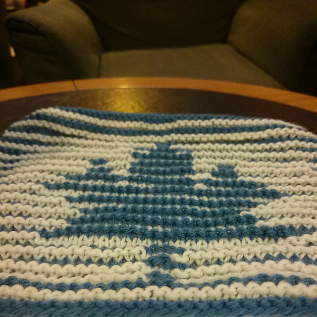 Ravelry: Illusion Maple Leaf Dish Cloth pattern by Audrey Ritchie