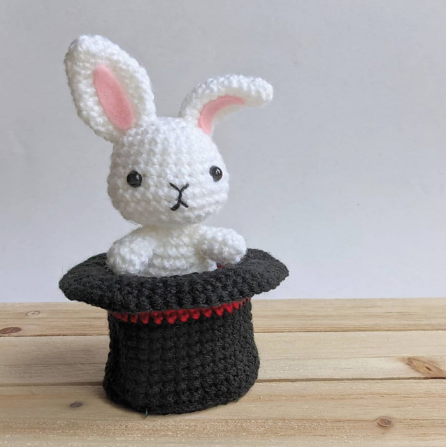 Ravelry: Magic Hat Rabbit Amigurumi pattern by Phillip Ha