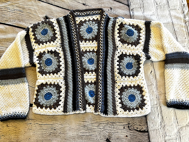 Ravelry: Greek granny square cardigan pattern by Shelina Ishani
