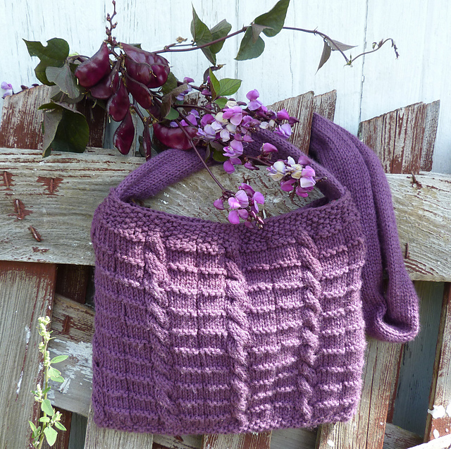 Ravelry: Textured Cable Purse pattern by Shannon Adams