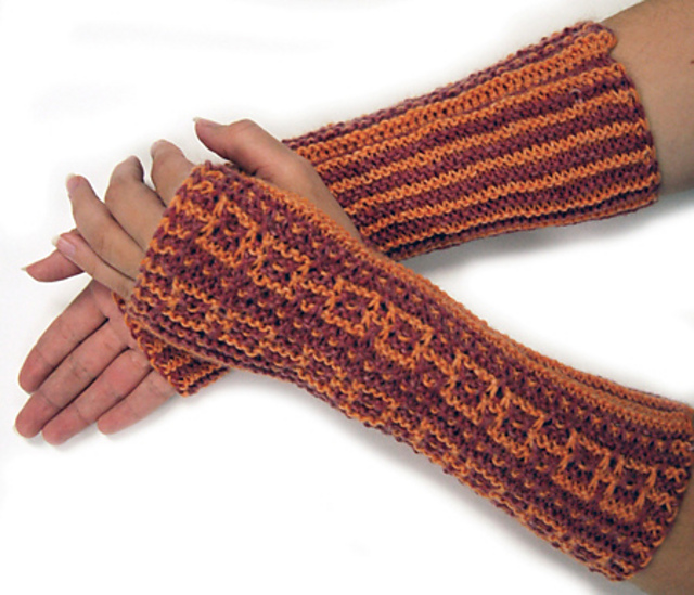 Ravelry: Mosaic Gauntlets pattern by Brian Kohler